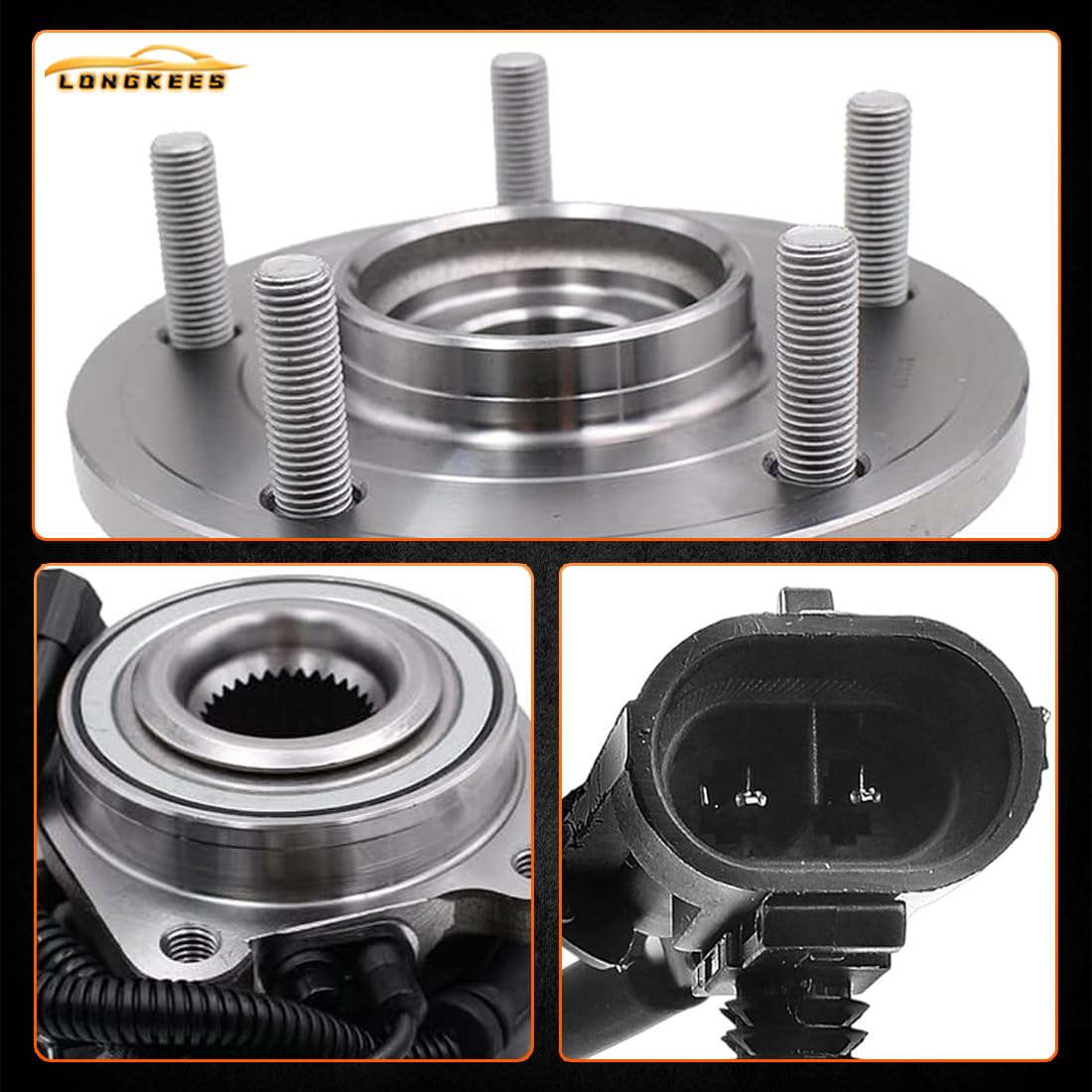 Front Wheel Bearing Hub Front Wheel Bearing & Hub For 07-13 Chevy ...