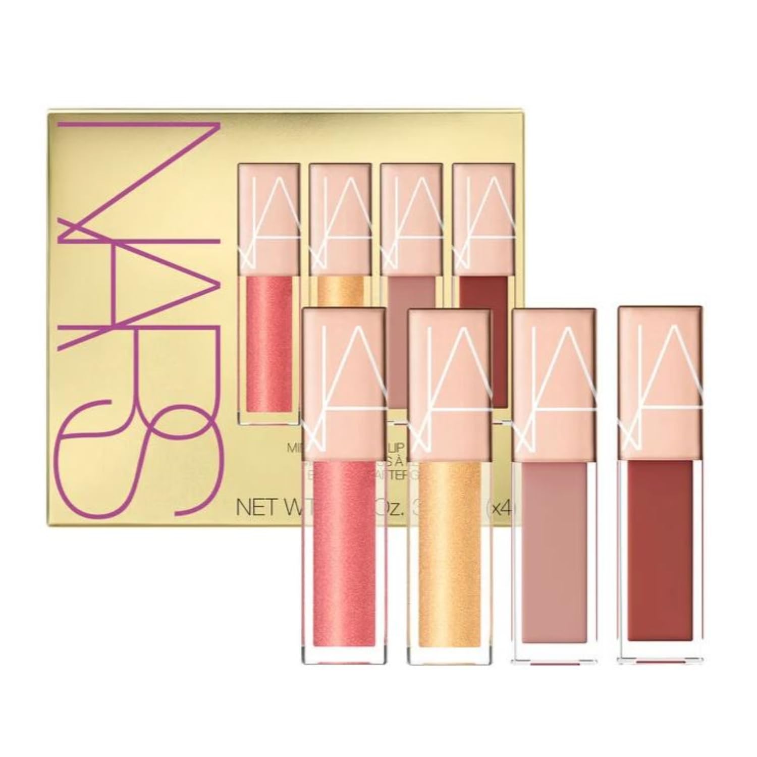 Amazon.com : NARS Special Edition Mini Afterglow Lip Shine 4 Piece Set - Orgasm - A-Lister ...