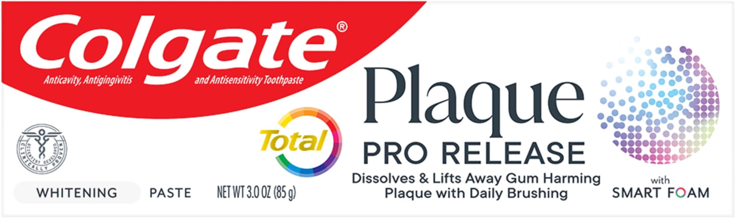 Amazon.com : Colgate Total Plaque Pro Release Whitening Toothpaste ...