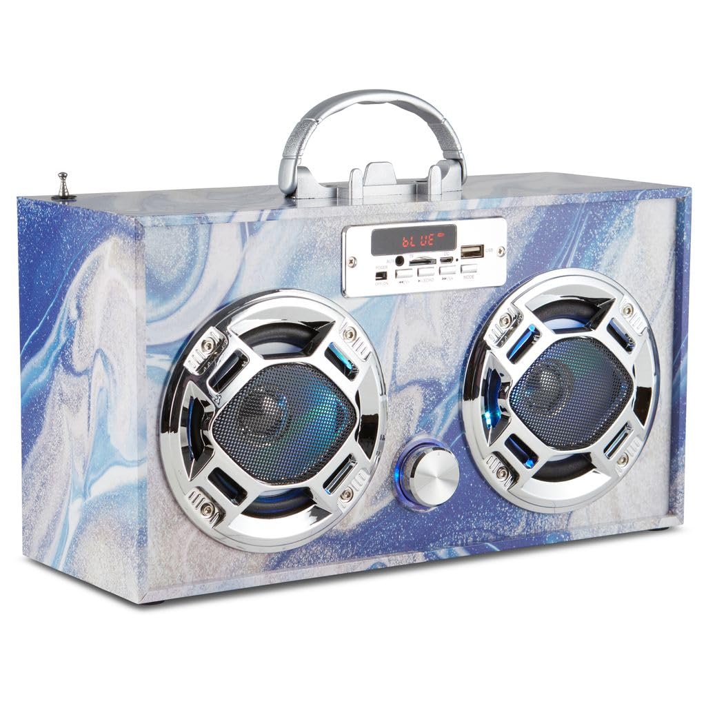 Amazon.com: Wireless Express - Portable Party Speaker: Retro Boombox ...
