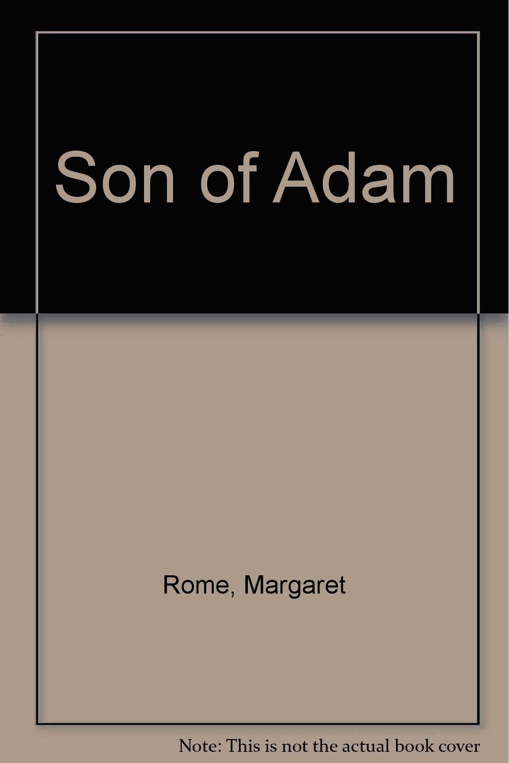 Amazon.co.jp: Son of Adam : Rome, Margaret: 洋書