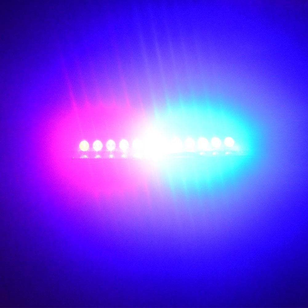 Snapklik.com : WOWTOU LED Blue Red Emergency Strobe Dash Lights For ...