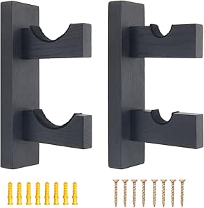 Amazon.com: Boyistar Baseball Bat Wall Mount Set, Display Rack for ...