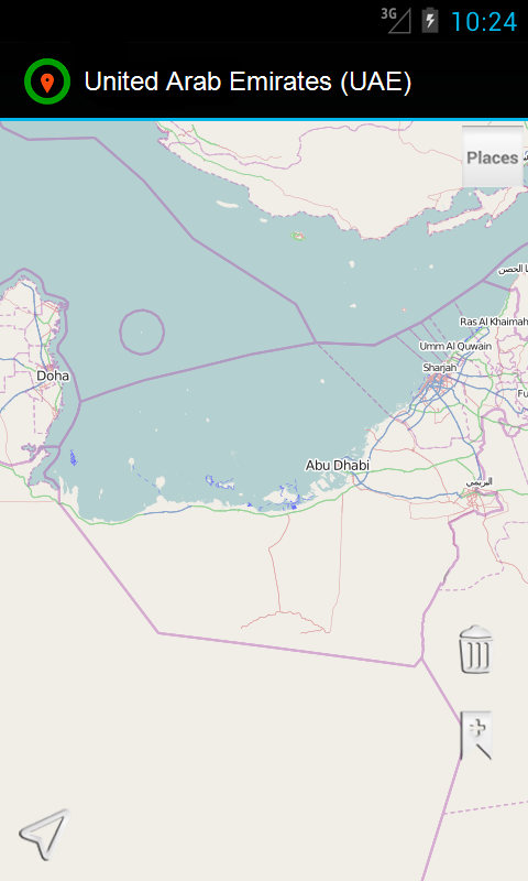 United Arab Emirates (UAE) Vector Offline Map: Easy Navigation - App on ...
