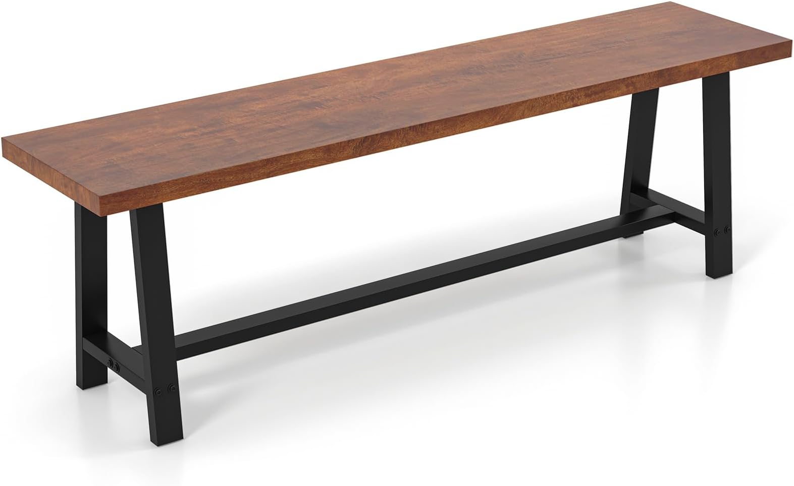 Amazon.com - Plank+Beam 60 Inch Farmhouse Dining Bench, Solid Wood ...