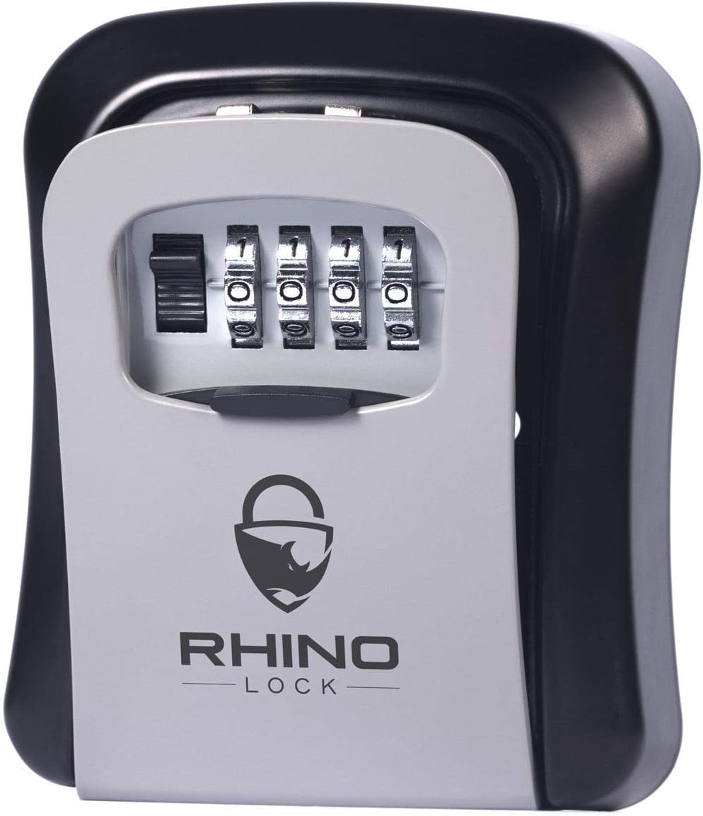 Rhino Lock Secure Key XL Combination Safe - Outdoor Heavy Duty Wall ...