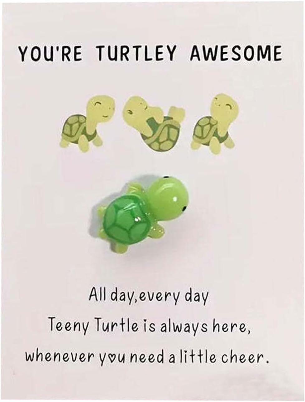 Amazon.com: Pxiryanlow Green Handmade Emotional Support,You're Turtley Awesome,Turtle ...