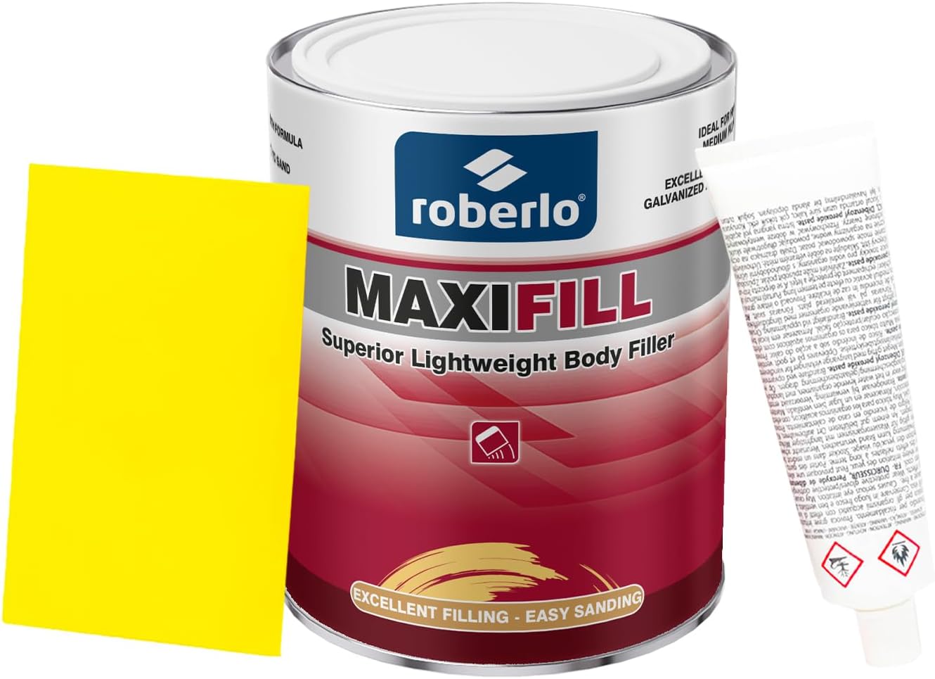 Amazon.com: Roberlo Maxifill Superior Lightweight Body Filler - Easy ...