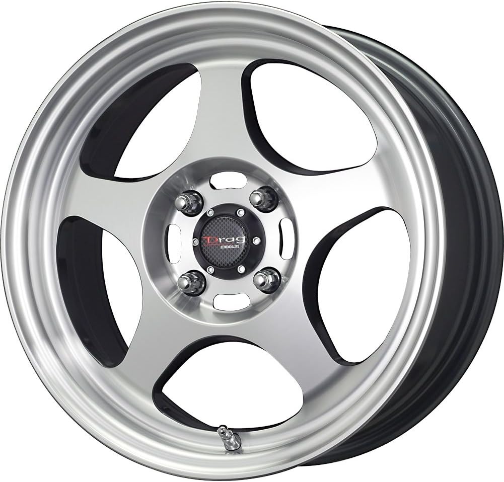 Amazon.com: Drag DR-23 Gunmetal Wheel with Machined Face (15x6.5 ...