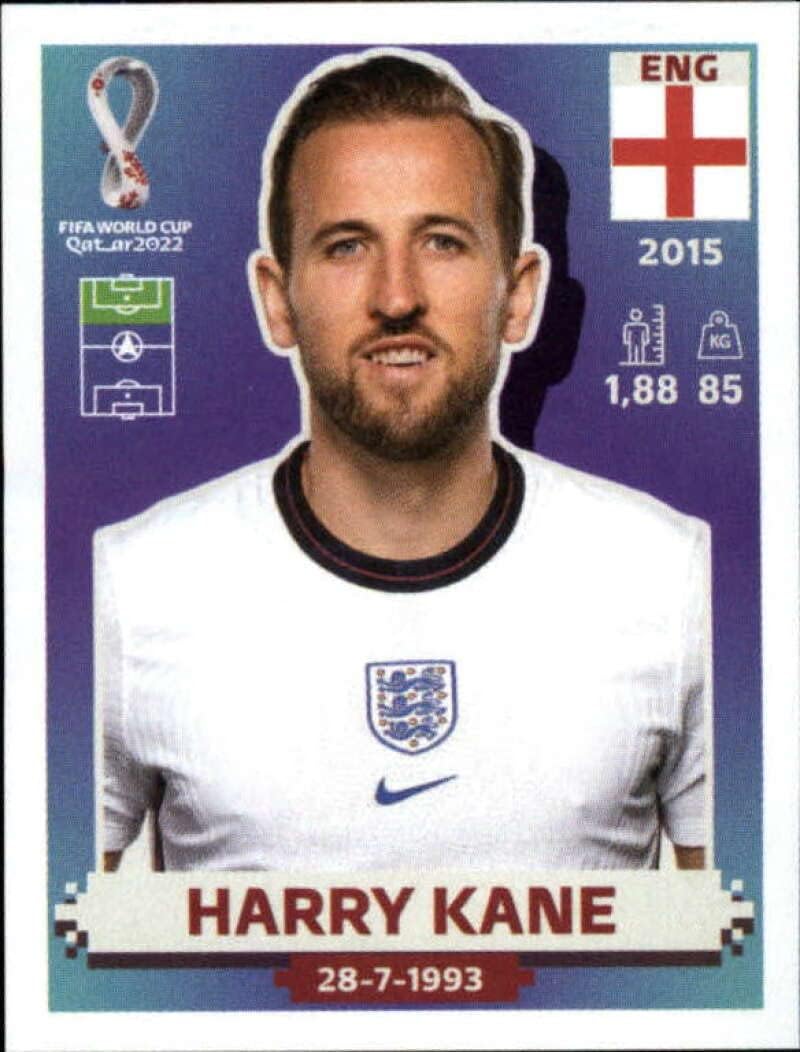 2022 Panini World Cup Qatar Sticker Eng18 Harry Kane Group 6302