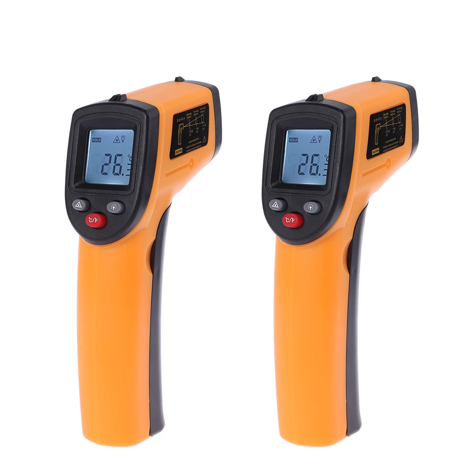 Optical Pyrometer Thermometer Digital Pyrometer Thermometer With 6"
