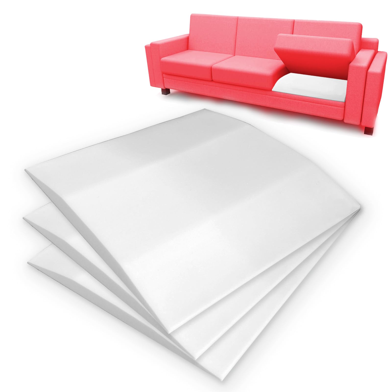 Amazon.com: Generic 3 Packs Foam Couch Cushion Support, Sofa Sag ...