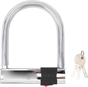 Amazon.com: Carbon Steel U Lock for Bikes Motorcycles Tricycles, Anti ...
