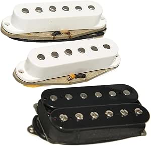 Amazon.co.jp: Electric Guitar Pickups Hand Winding HSS Double Coil ...