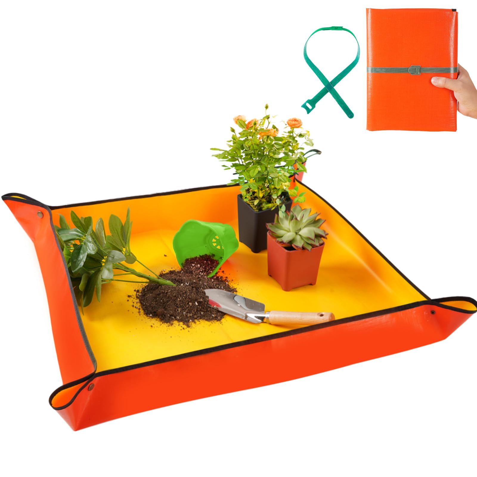 Amazon.com : PLAYWO 27" X 27" Repotting Mat for House Plant ...
