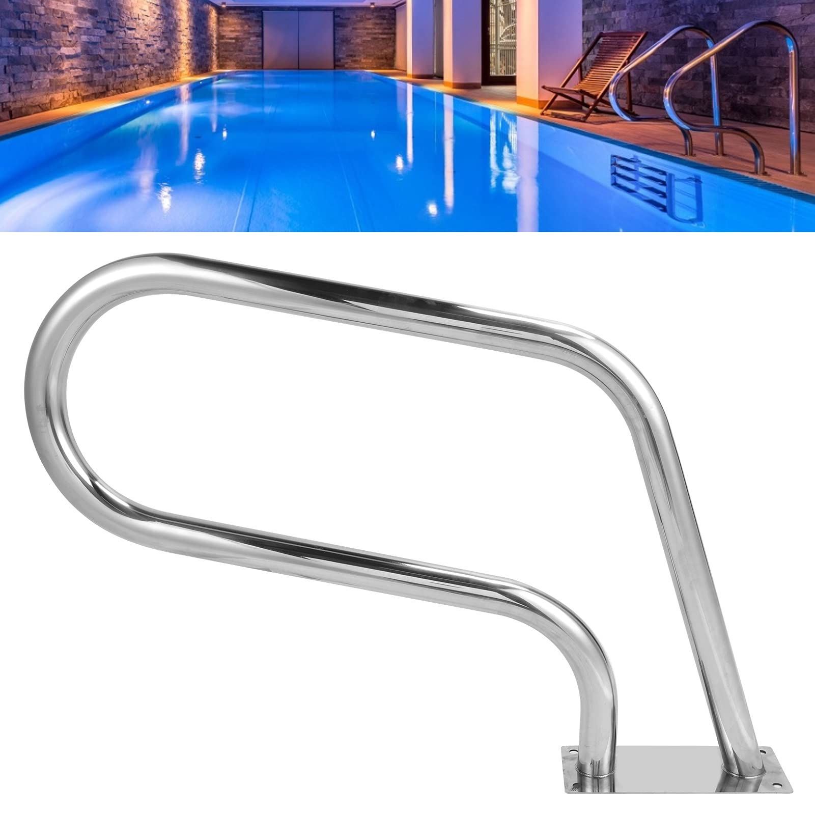 Buy Pool Hand Rail,Swimming Pool Hand Rail with Quick Base Plate Easy ...