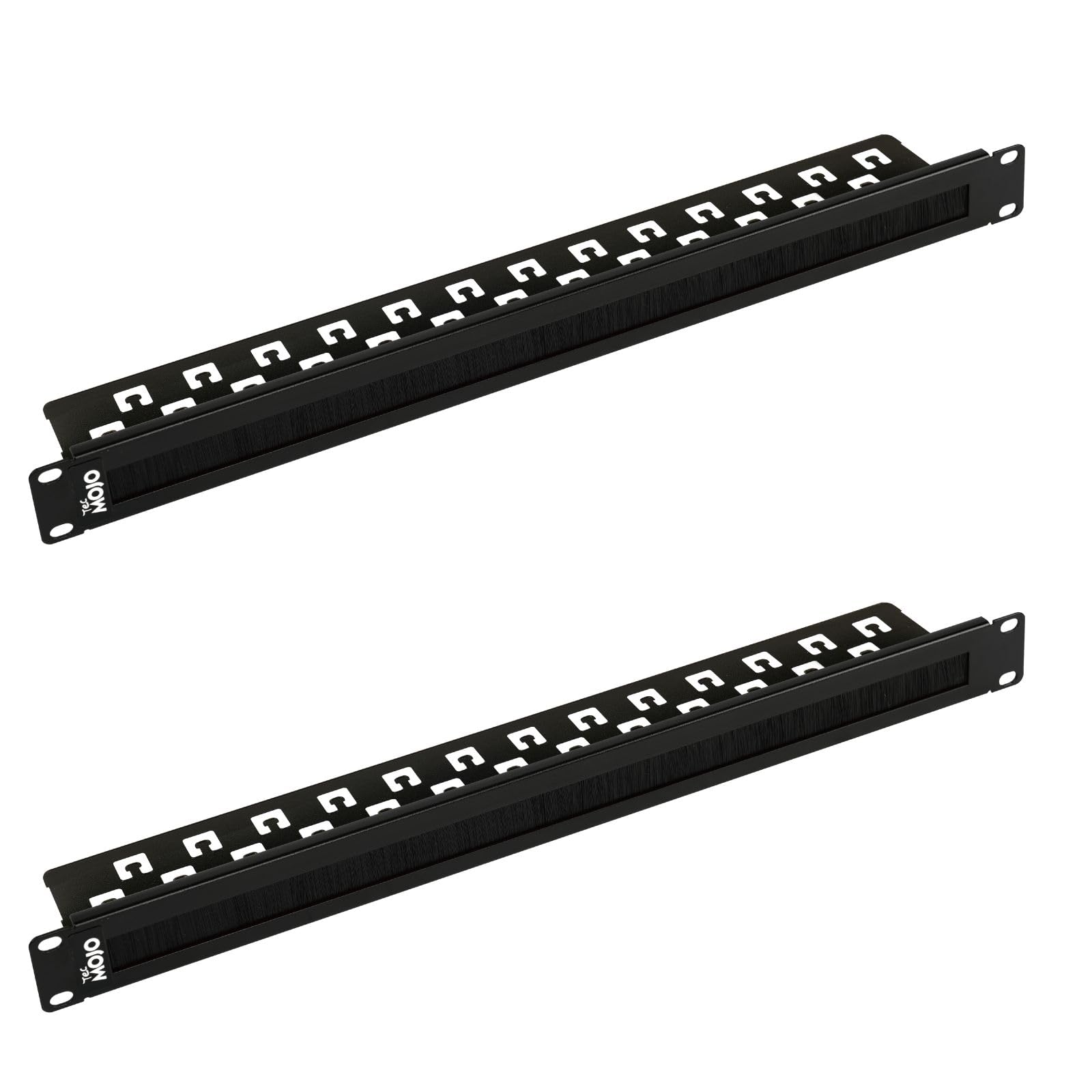 Amazon.com: 1U 2 Pack Brush Panel, Brush Strip Plate for Cable Entry ...