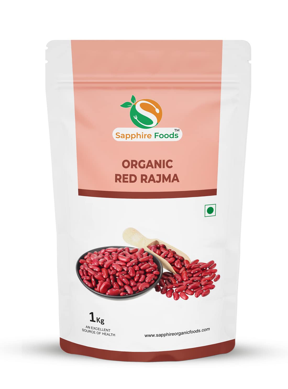 SAPPHIRE FOODS Red Rajma Rich in Protein|No Cholesterol|No Additives ...