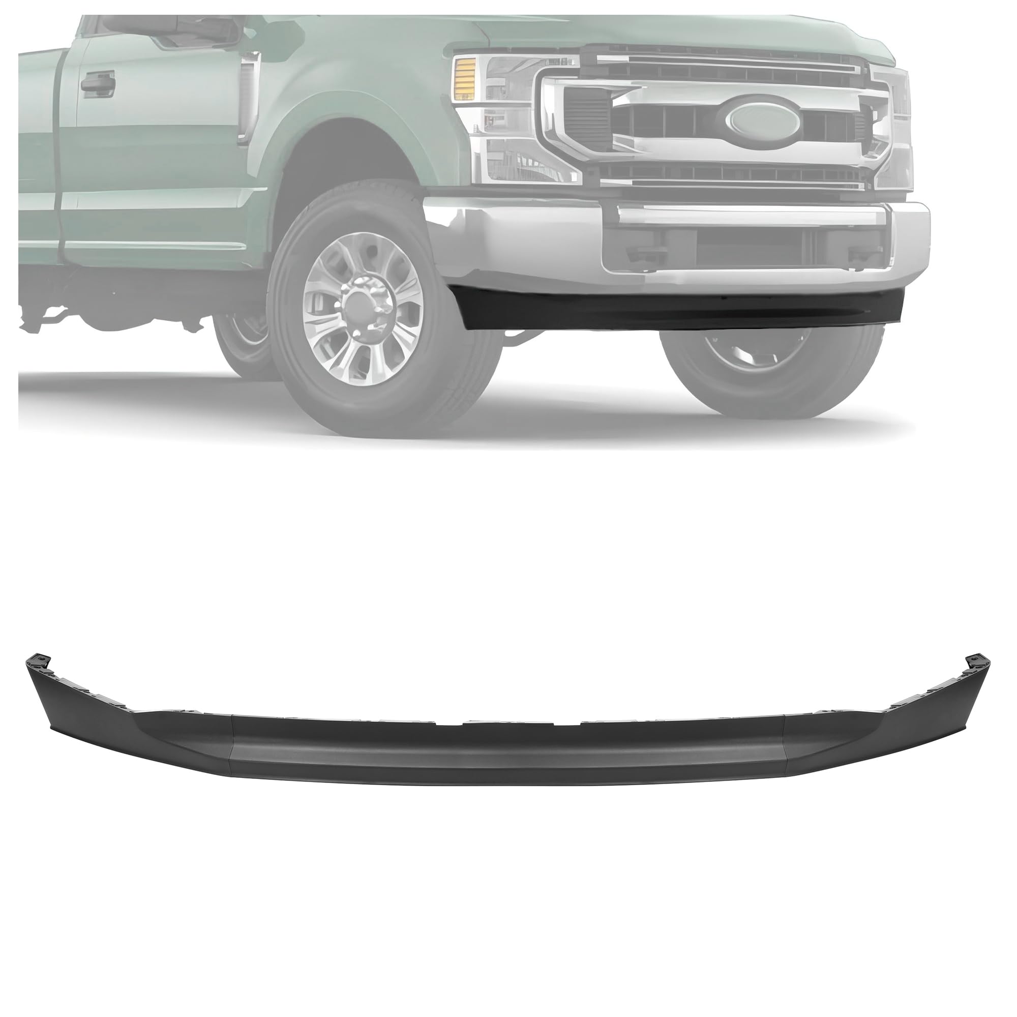 Amazon.com: HECASA Front Bumper Valance Compatible with 2020-2022 Ford ...