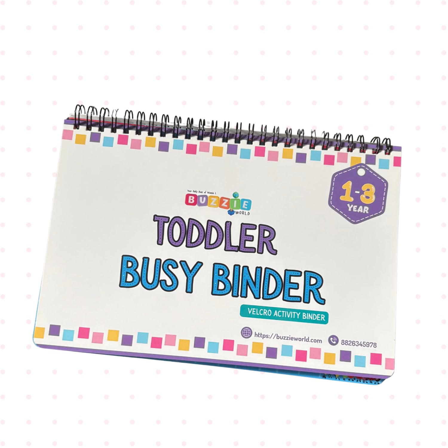 BuzzieWorld Toddler Busy Binder | Toddler Busy Binder for 1-4 Years ...