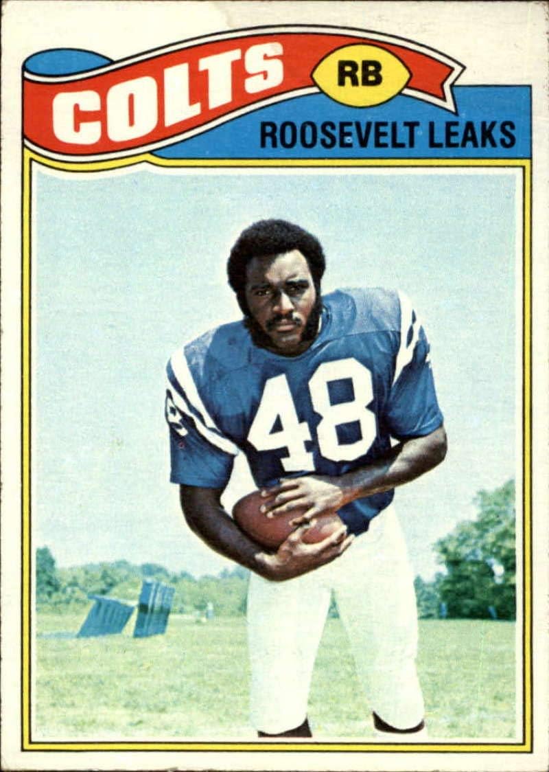 Amazon.com: 1977 Topps Football #171 Roosevelt Leaks RC Rookie ...