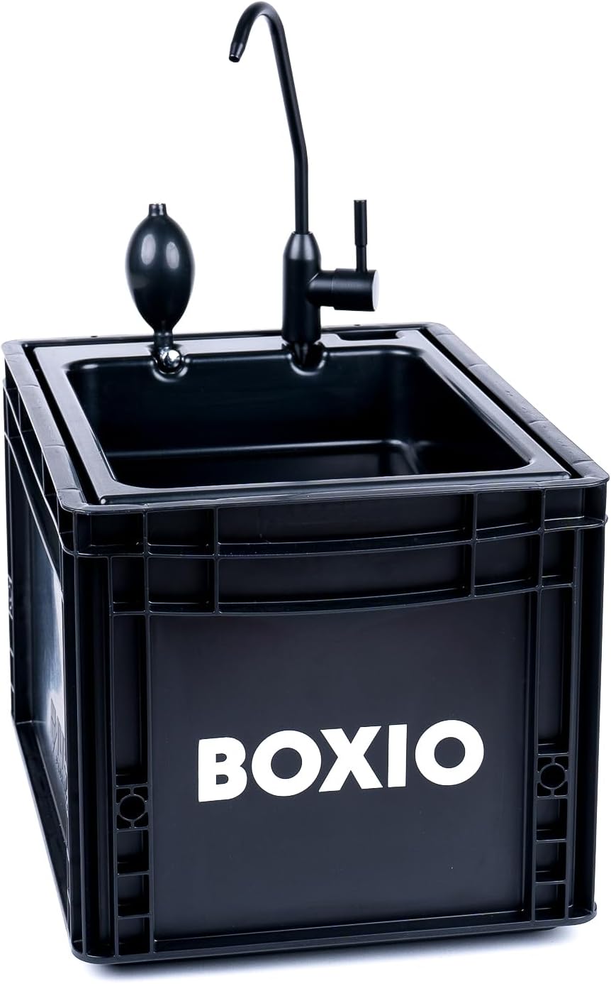 Amazon.com: Gymax Portable Wash Sink, Camping Sink with Towel Holder ...