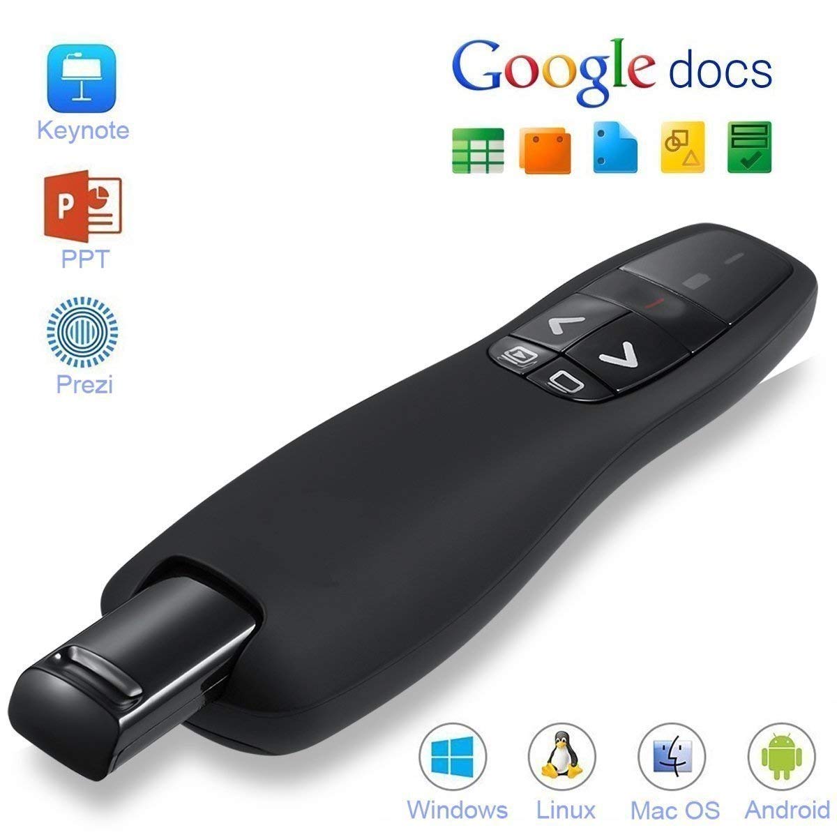 rts Latest Wireless Presenter Laser Powerpoint PPT Presenter Slide ...