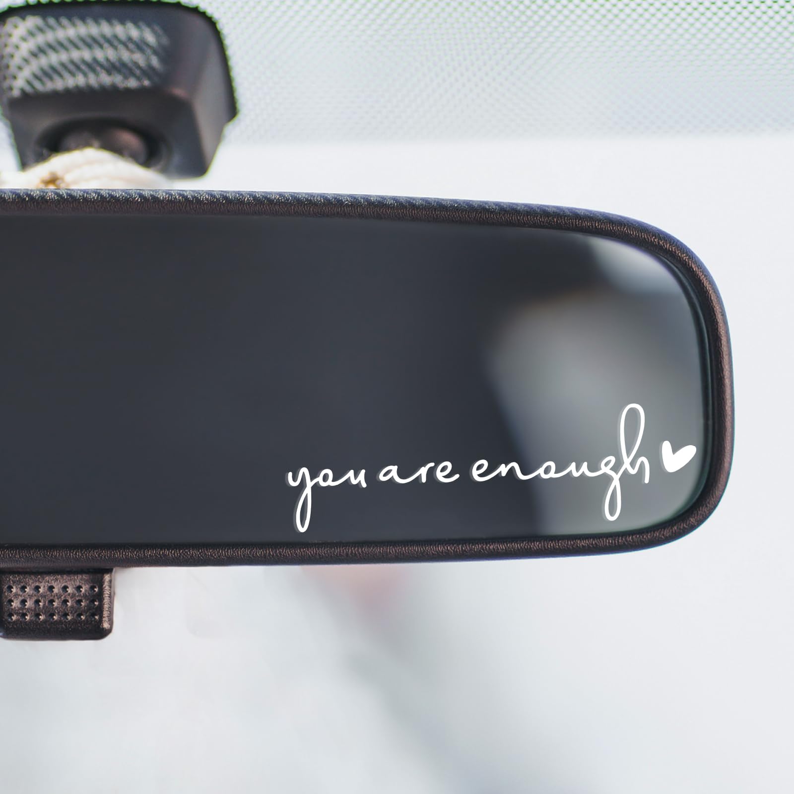 Amazon.com: You are Enough Car Stickers and Decals 4Pcs Rearview Mirror ...