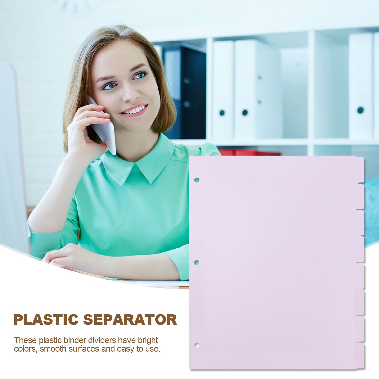 Snapklik.com : Koqye 8-Tab Binder Index Dividers For 3 Ring Binders ...