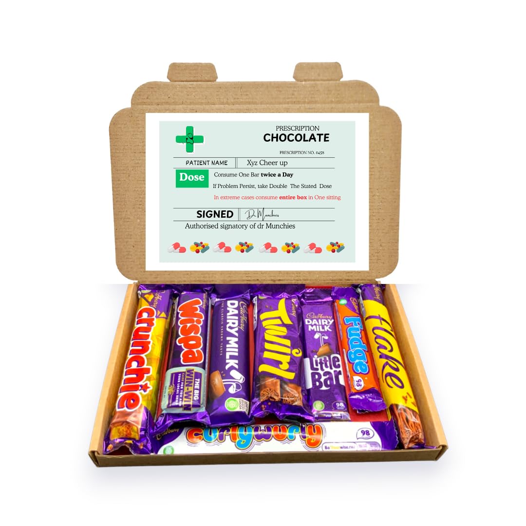 Sweet Shoppe Get well Soon Prescription Chocolate Hamper, Get Well Gift ...