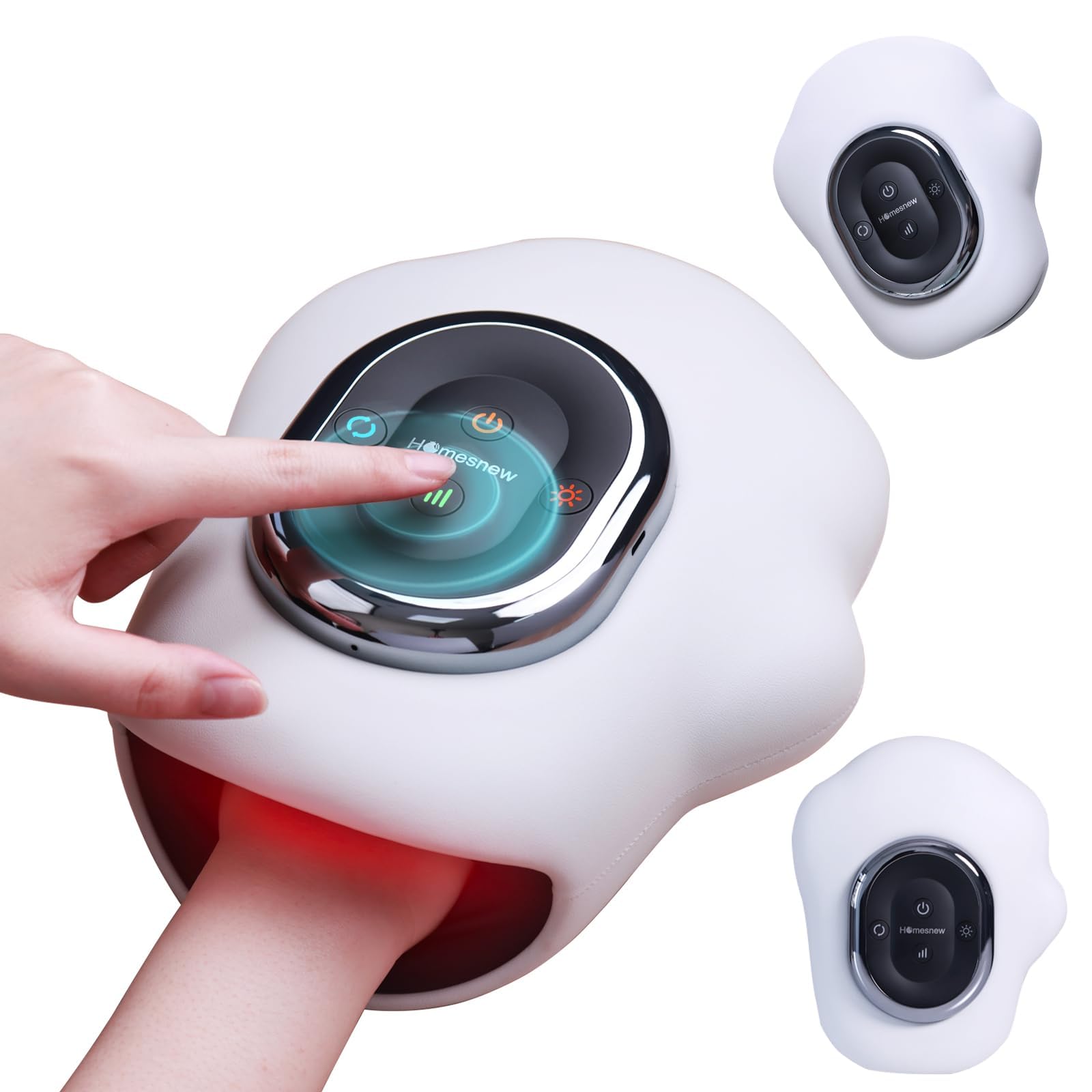 Amazon.com: Electric Hand Massager with Heat and Compression, Cordless ...