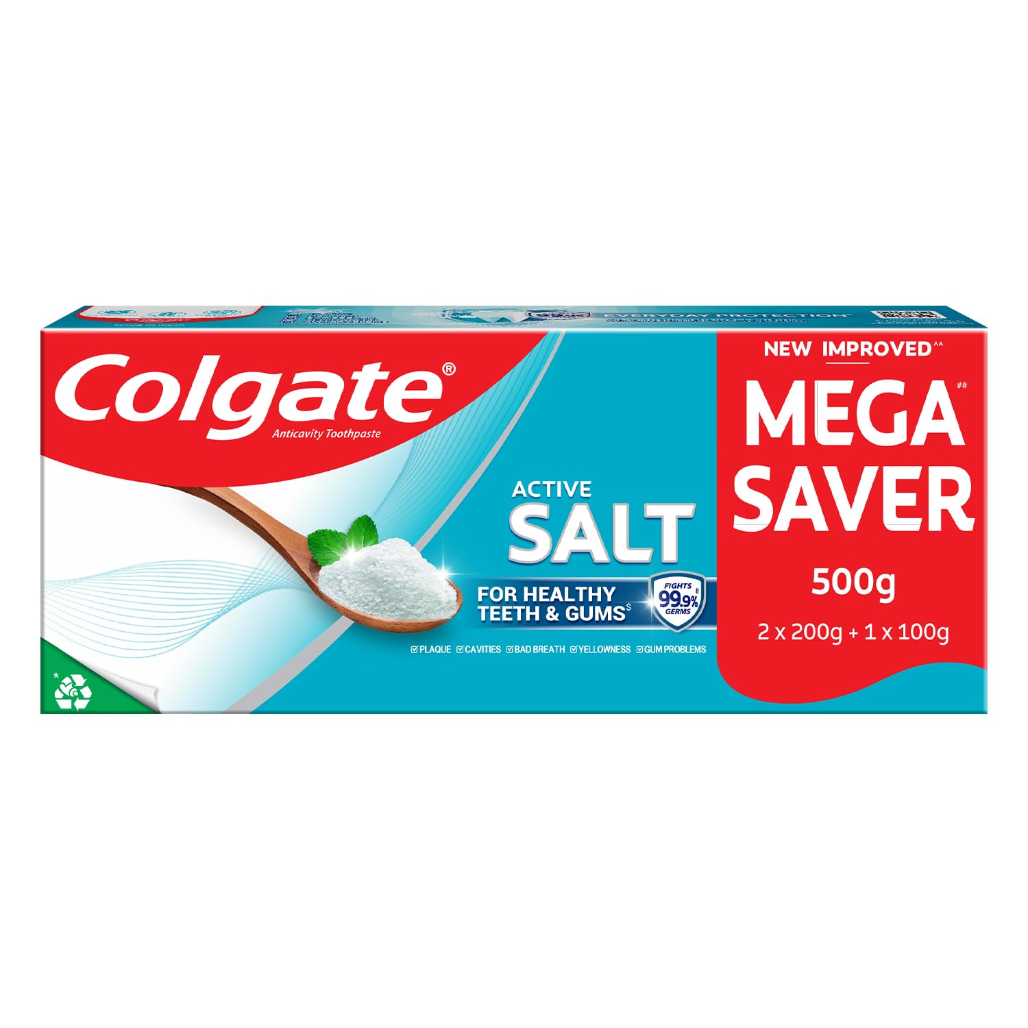 Buy Colgate Active Salt Toothpaste, Germ Fighting Adult's Tooth paste ...