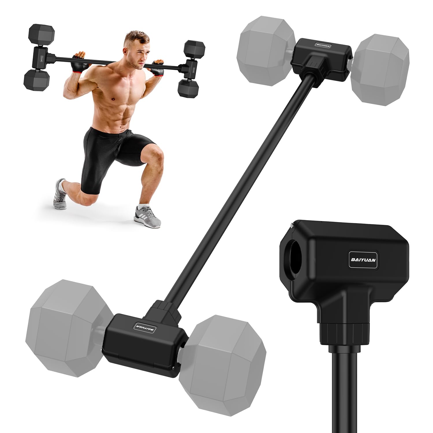 Amazon.com : Dumbbell Converter Heavy Duty, 280 LBS Weight Capacity ...