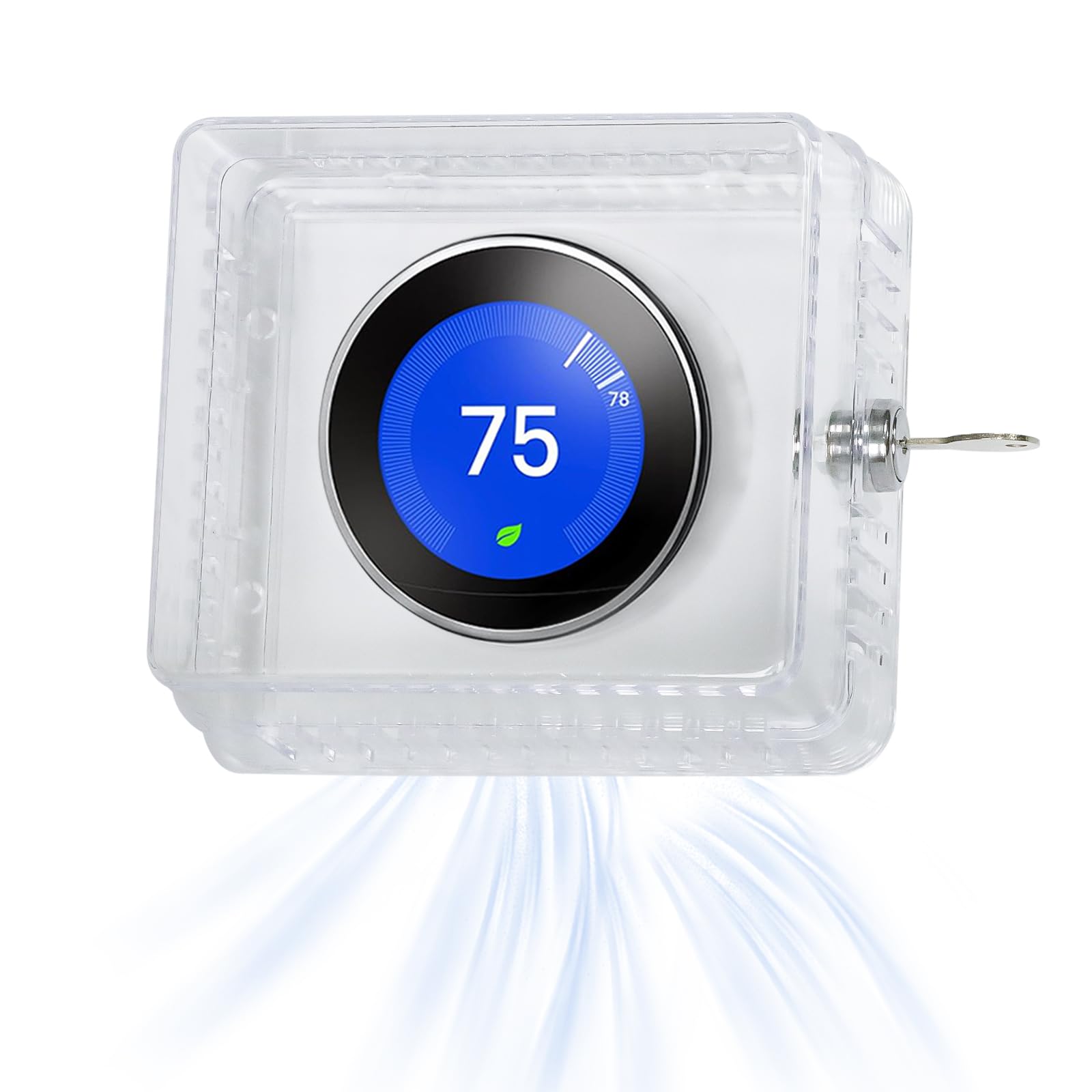 Thermostat Lock Box with Key 5" L x 4.5" W x 2.2" H or Smaller ...