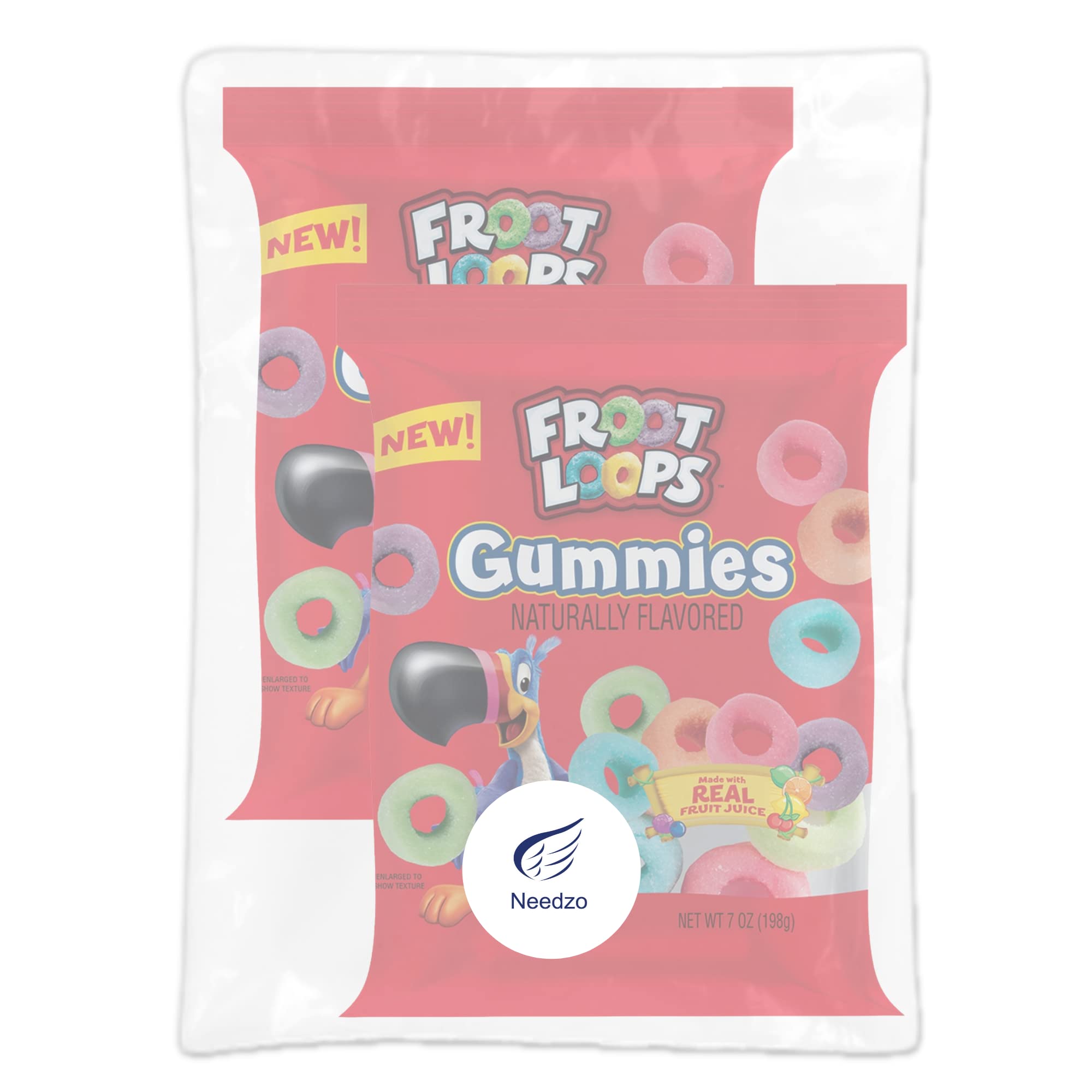 Froot Loops Gummies, Assorted Real Fruit Juice Flavored Gummy Candy ...