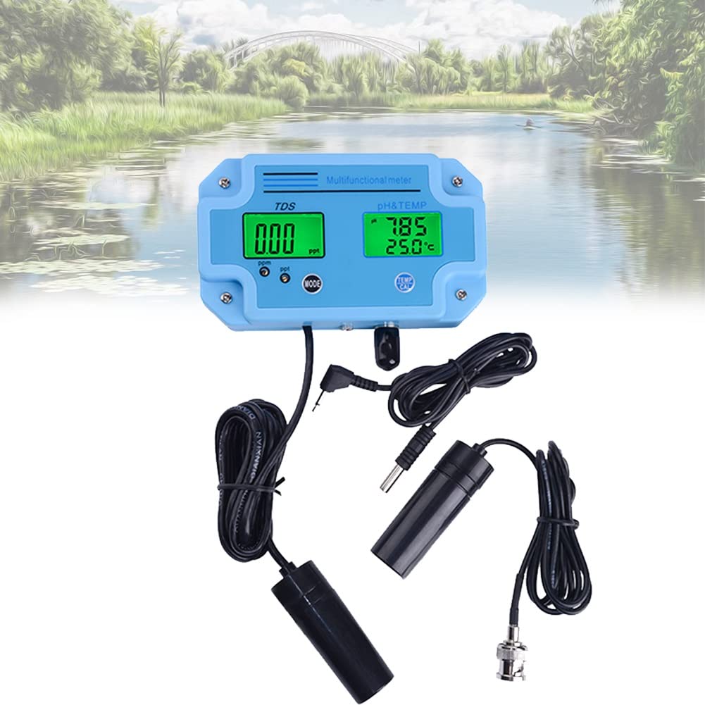 Buy KNRD Digital 3 in 1 pH ORP Redox Controller Monitor, Temp/TDS ...