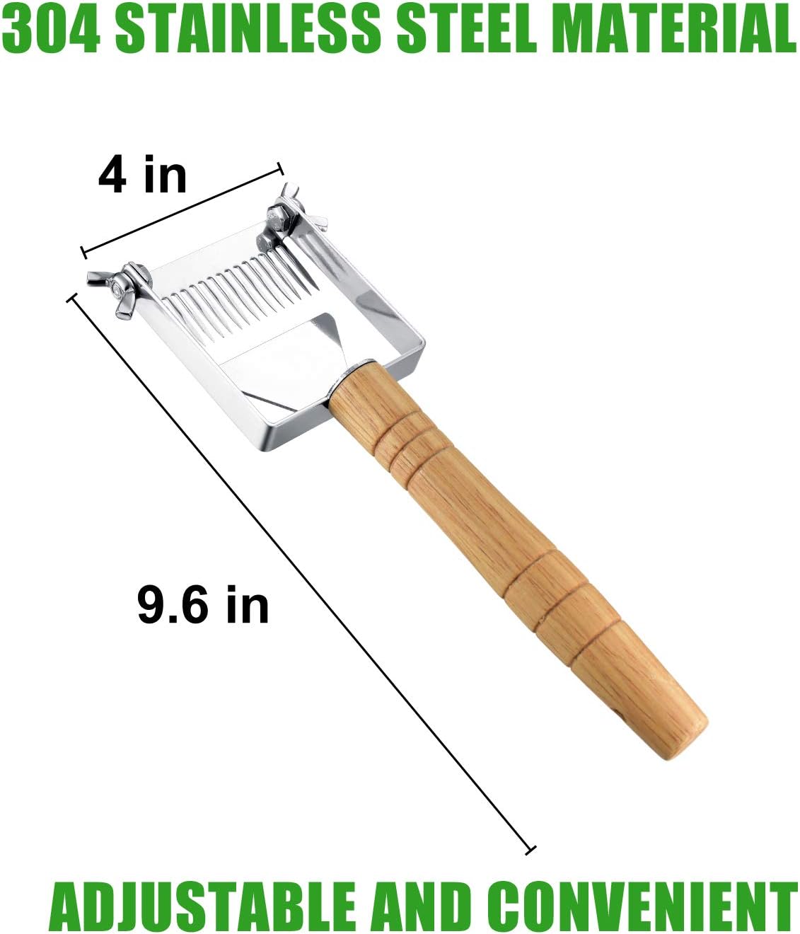 Buy Yenghome Adjustable Honey Uncapping Fork Iron Stainless Steel ...