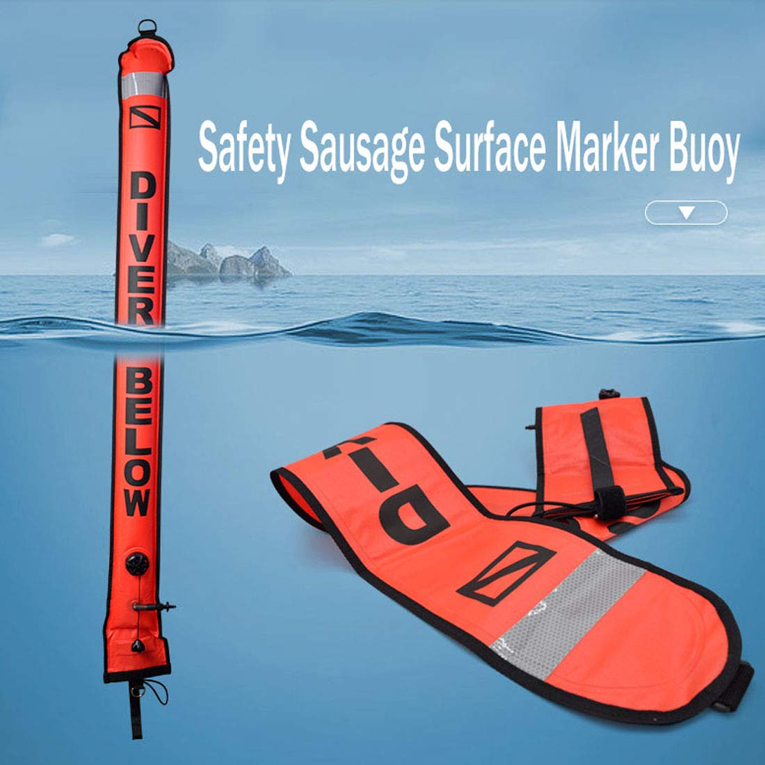 Snapklik.com : DSMB 6ft Surface Marker Buoy