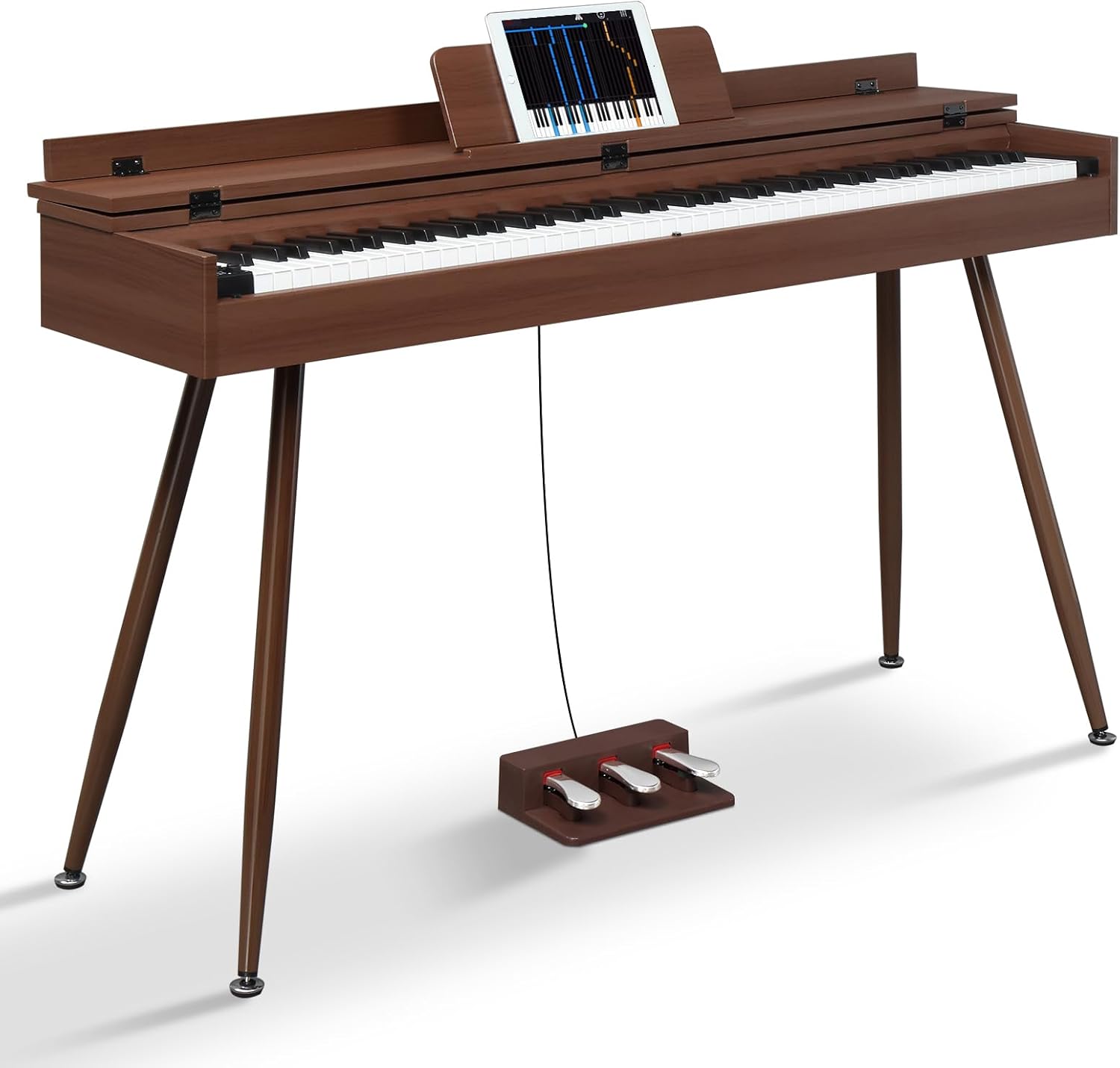 Amazon.com: Ktaxon 88 Key Full Weighted Keyboard Piano Electric ...