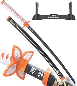 Demon Slayer Katana Tout en Bois Lame en Bois Katana Shinobu Kocho Epee ...