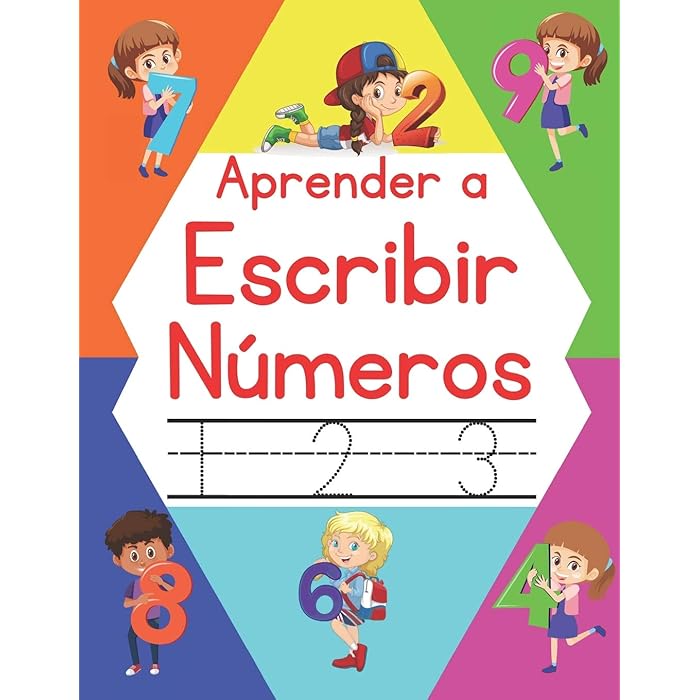 Buy Aprender a Escribir Números: Libro Infantil de Contar y Trazar ...