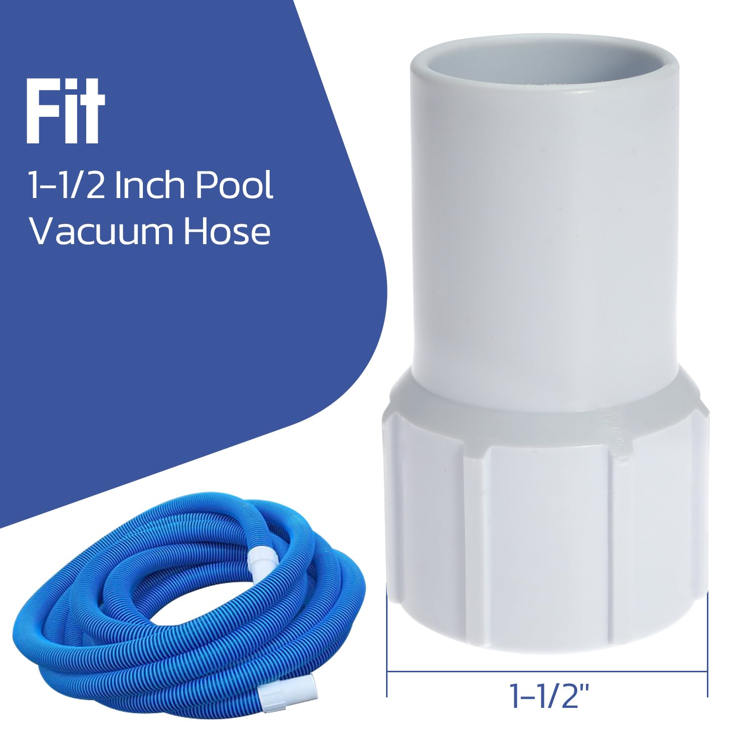 Snapklik.com : Nayciiy 1-1/2" Threaded Pool Hose Cuff Swimming Pool ...