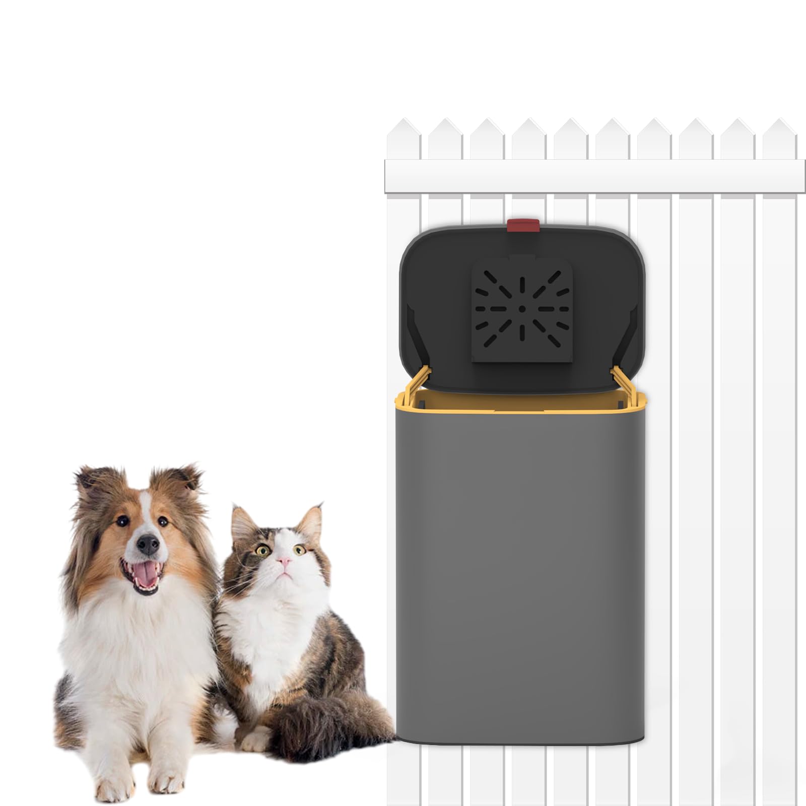 Amazon.com: Ipixune Outdoor Trash Can for Dog Poop, Metal Dog Waste ...
