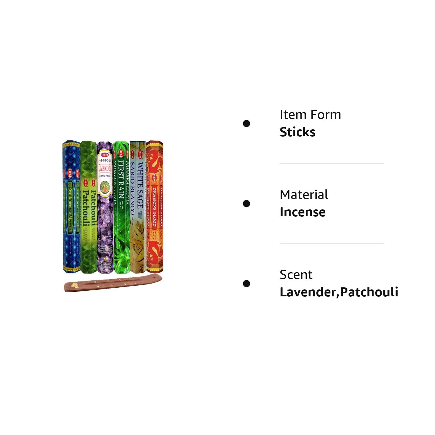 Snapklik.com : HEM Assorted Hexa Combo Incense Sticks