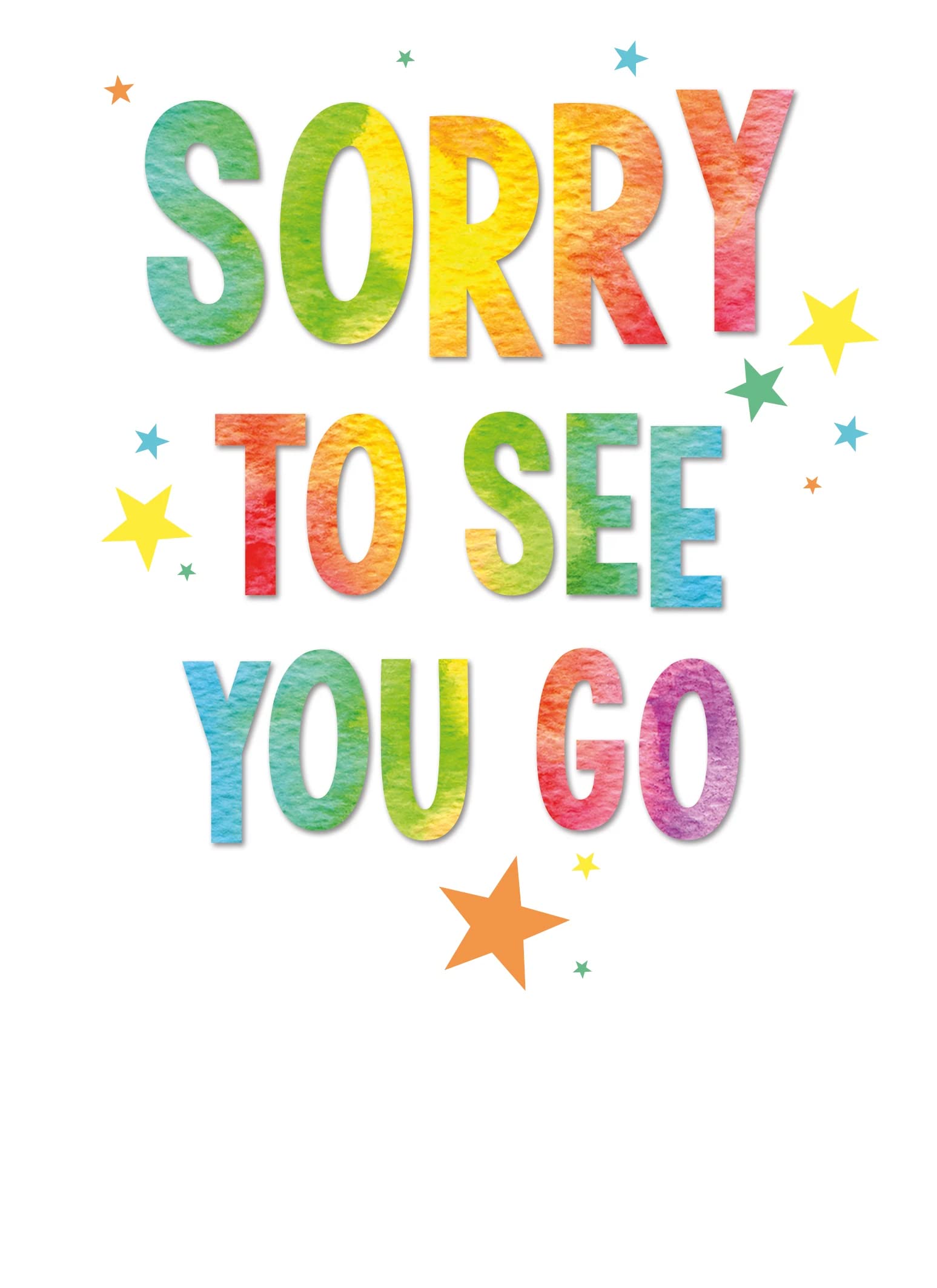 Cherry Orchard Sorry to see you go/Leaving card : Cherry Orchard ...