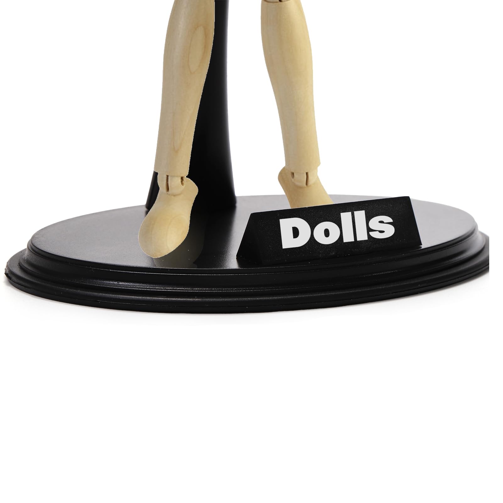 Snapklik.com : 5 Pack Action Figure Stands, Black Doll Holder Stand, 1/ ...