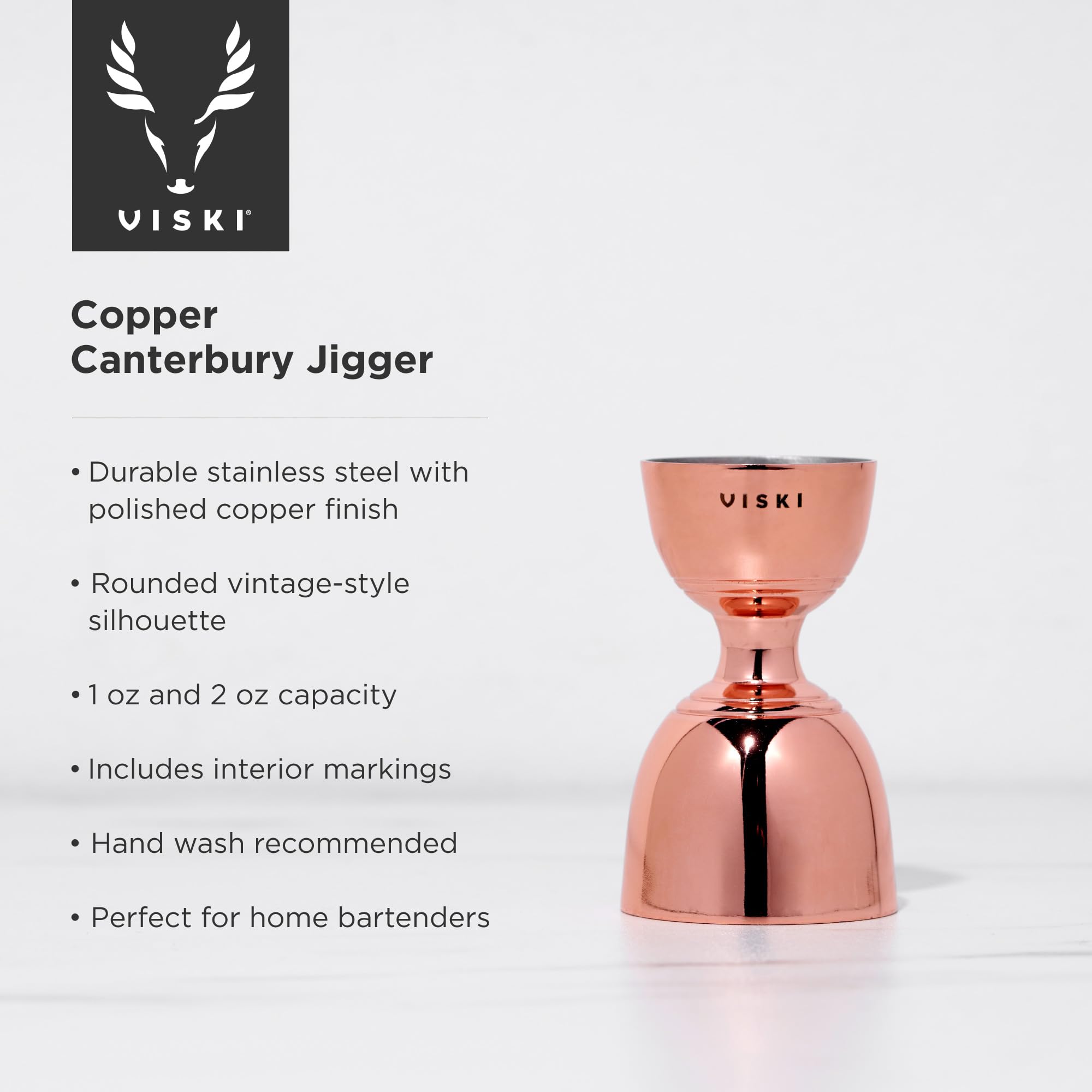 Snapklik.com : Viski Canterbury Double Measure For Cocktails
