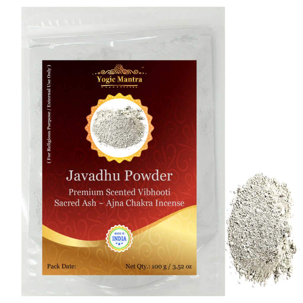 Buy Yogic Mantra Javadhu Powder Scented Vibhooti (100g Resealable Pouch ...
