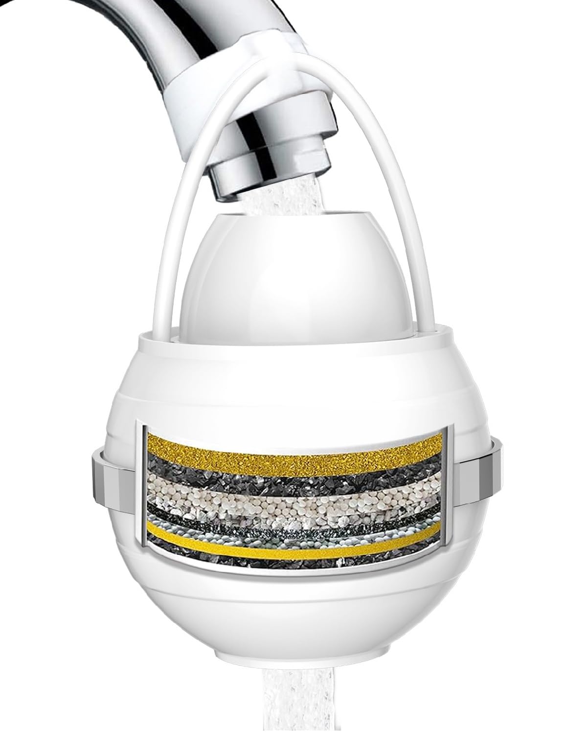 Bath Bathtub Water Filter for Tub Faucet - Hard Water Softener - Remove ...