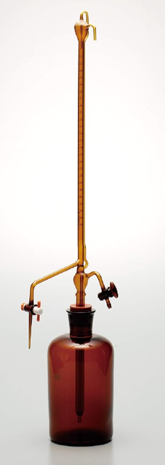 Amazon.co.jp: Miyahara Automatic Burette for Rubber Stoppers, PTFE ...